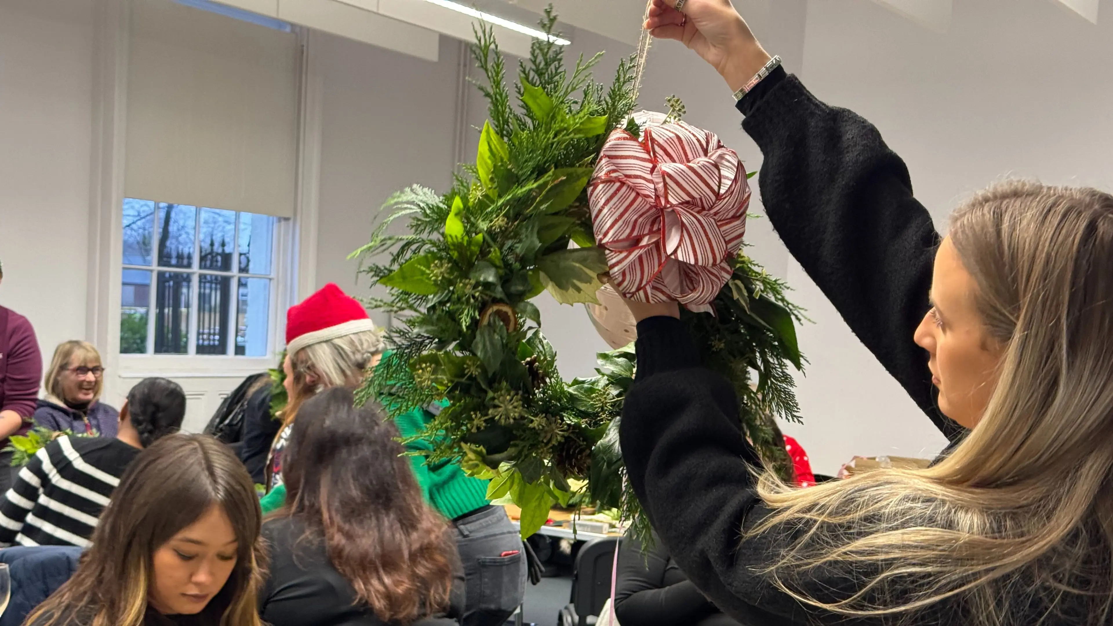 Hopetown - Festive Rag Wreath Workshop